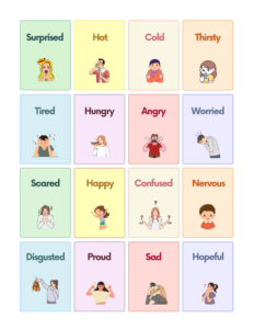 Free Emotions Flashcards for Autism and Speech Therapy | AutisticHub