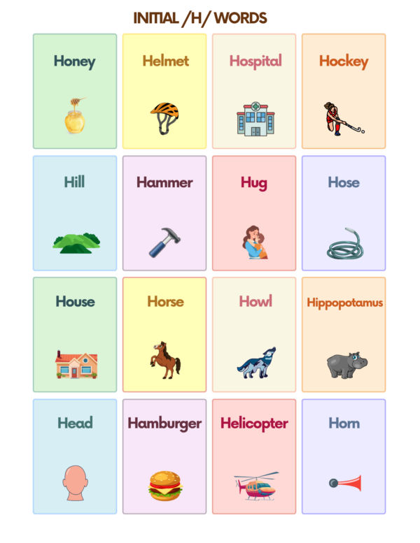 Free Autism and Speech Therapy Printable Flashcards | AutisticHub