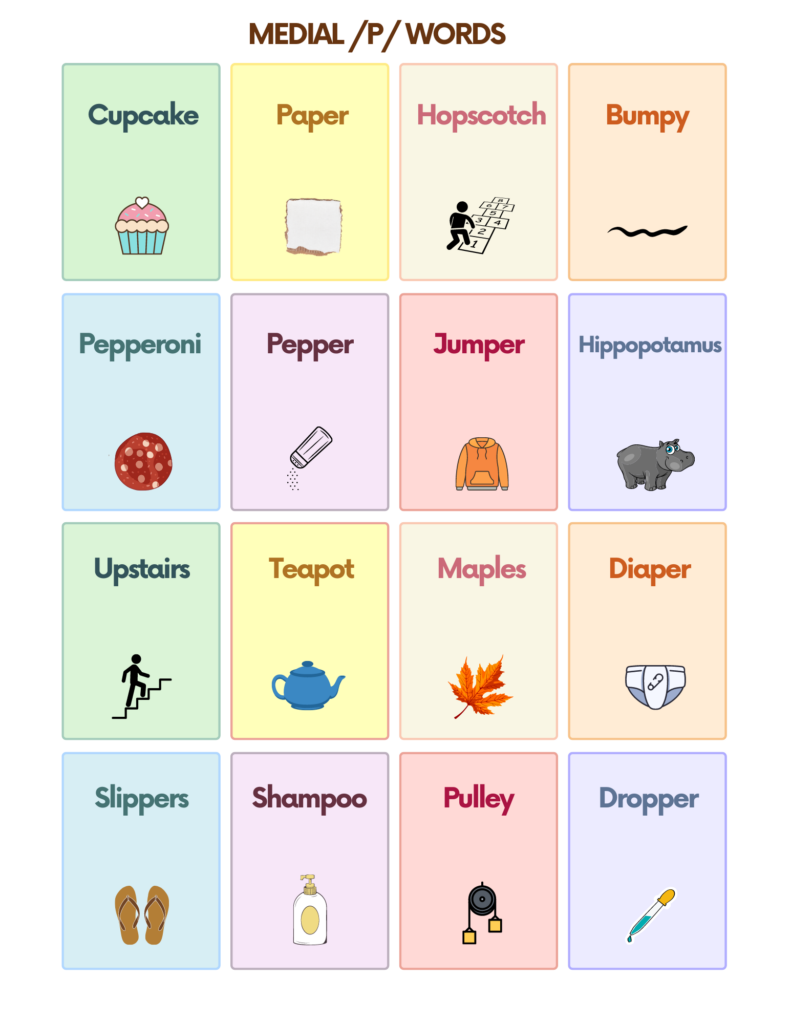 P Words For Kids