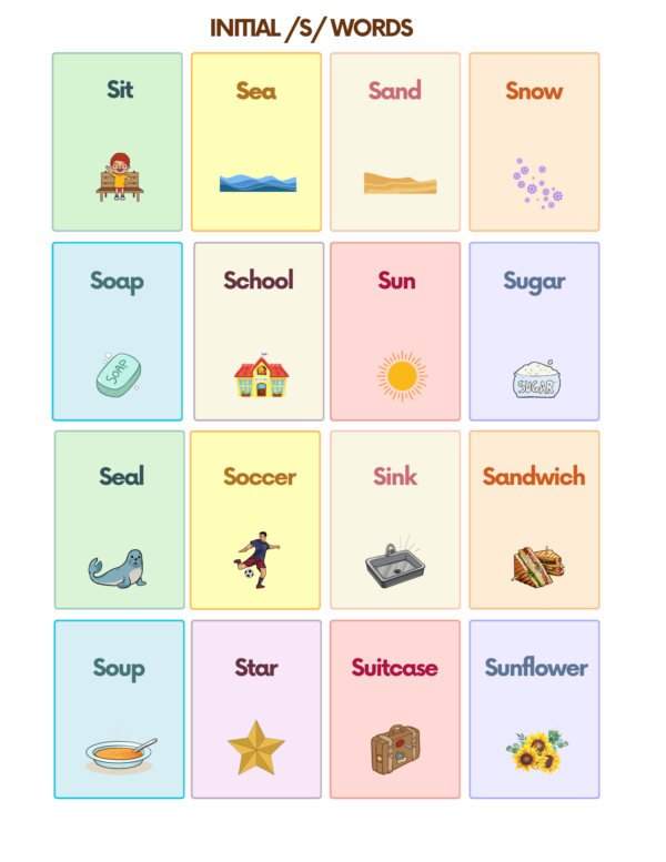 Free Autism and Speech Therapy Printable Flashcards | AutisticHub
