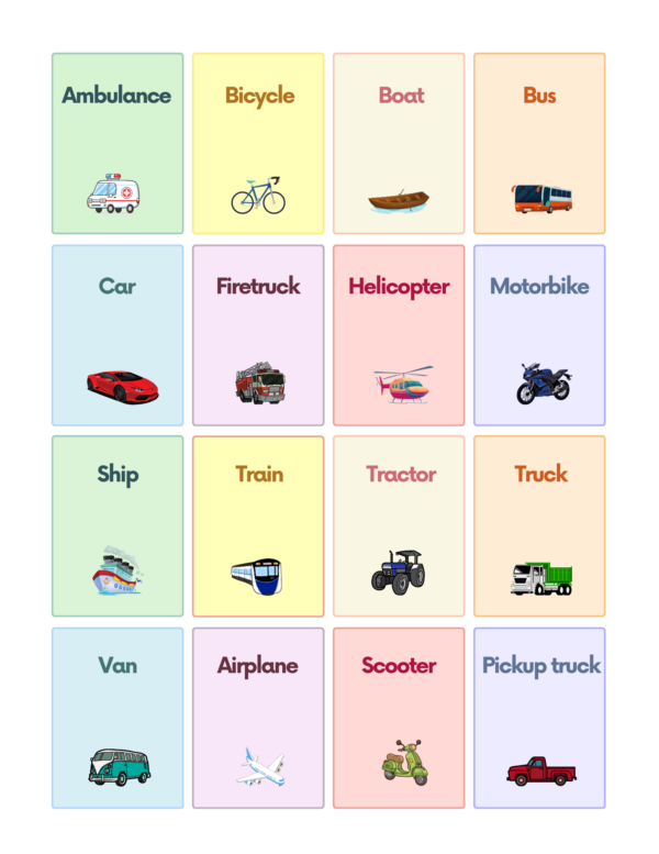 Free Autism and Speech Therapy Printable Flashcards | AutisticHub