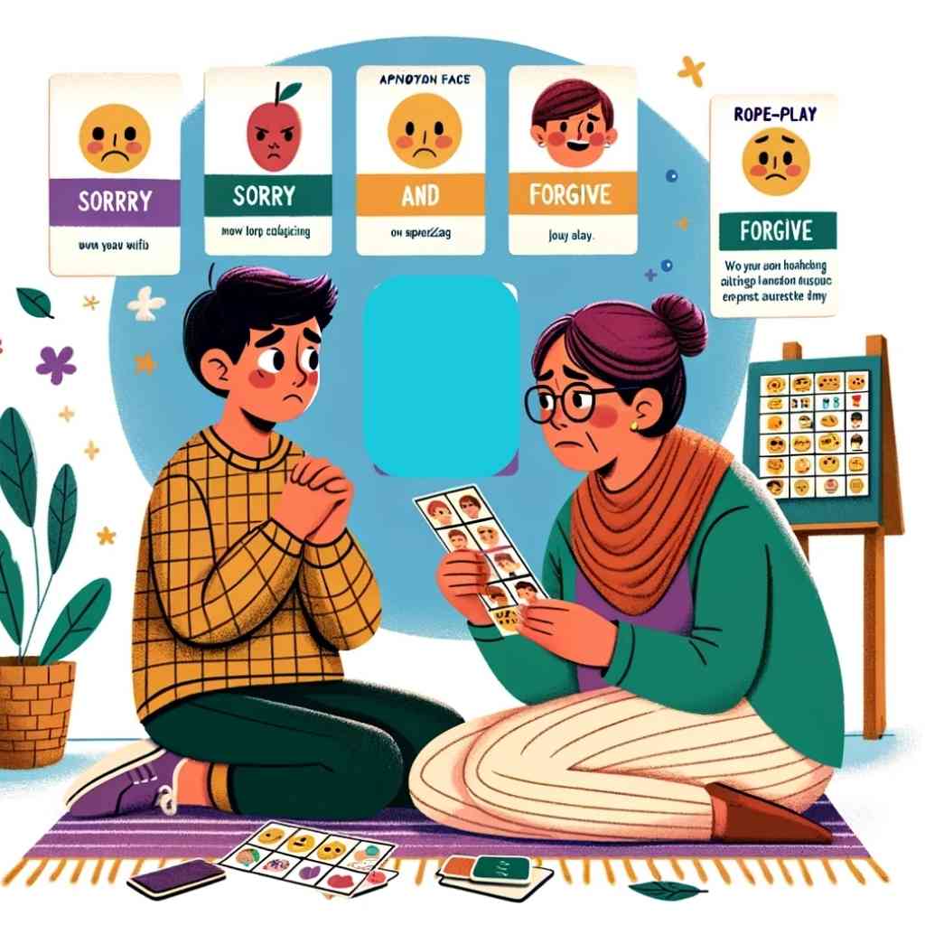 Apologize and Accept Apologies Activity Worksheet | AutisticHub