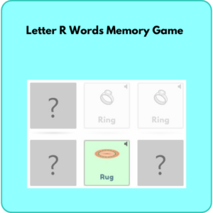 Sight Words Matching Memory Game | AutisticHub