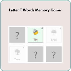 Sight Words Matching Memory Game | AutisticHub