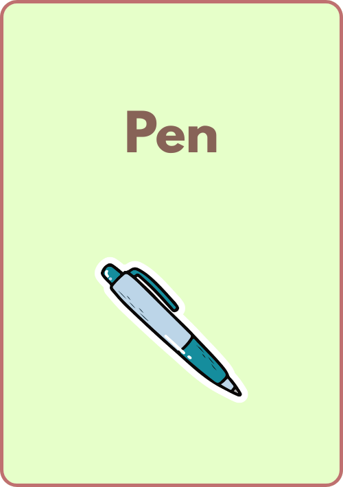 N Final Sound Words Speech Therapy Game | AutisticHub