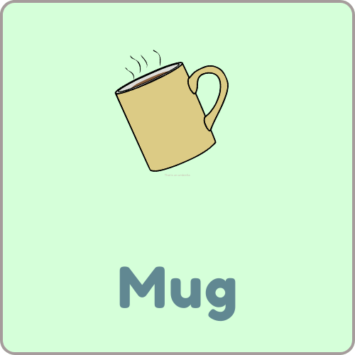 Letter M Words Memory Game | AutisticHub