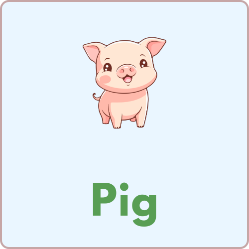 Letter P Words Memory Game | AutisticHub